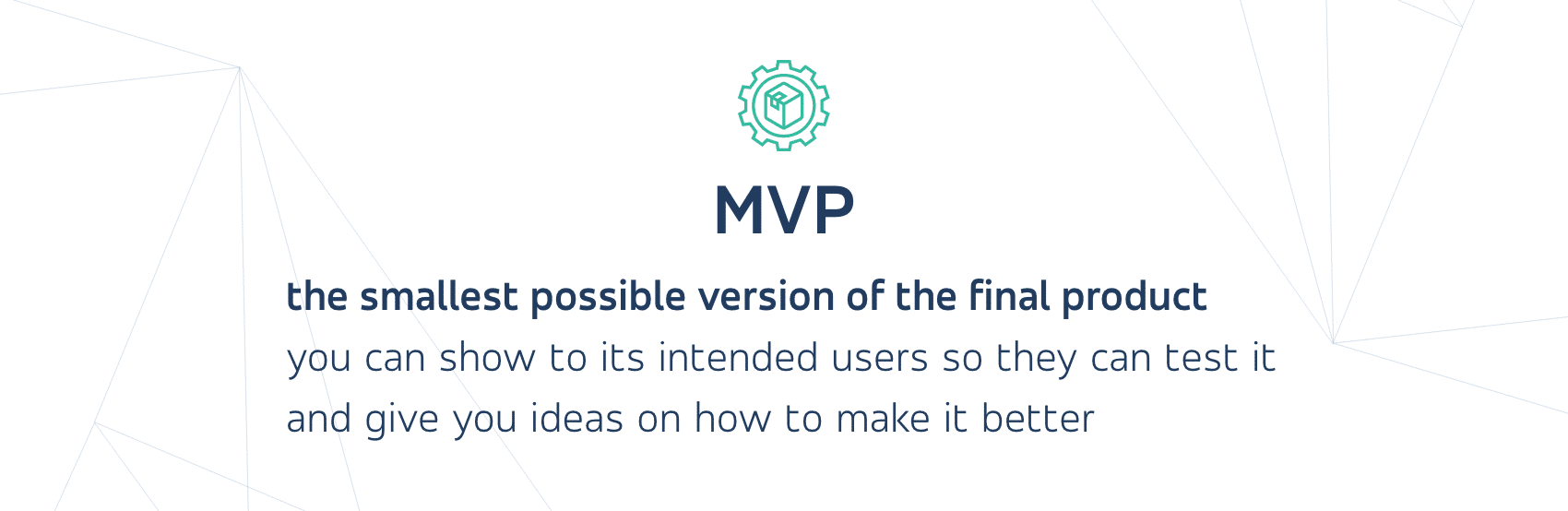 MVP in Web Development - examples and rationale